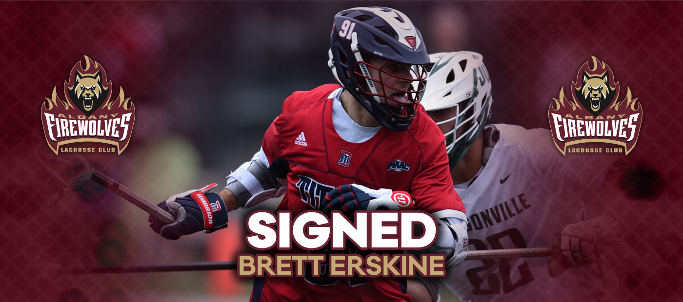 ALBANY FIREWOLVES SIGN BRETT ERSKINE FOR 2022-23 SEASON - Oshawa FireWolves