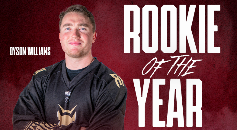 DYSON WILLIAMS WINS 2024-2025 NLL ROOKIE OF THE YEAR - Oshawa FireWolves