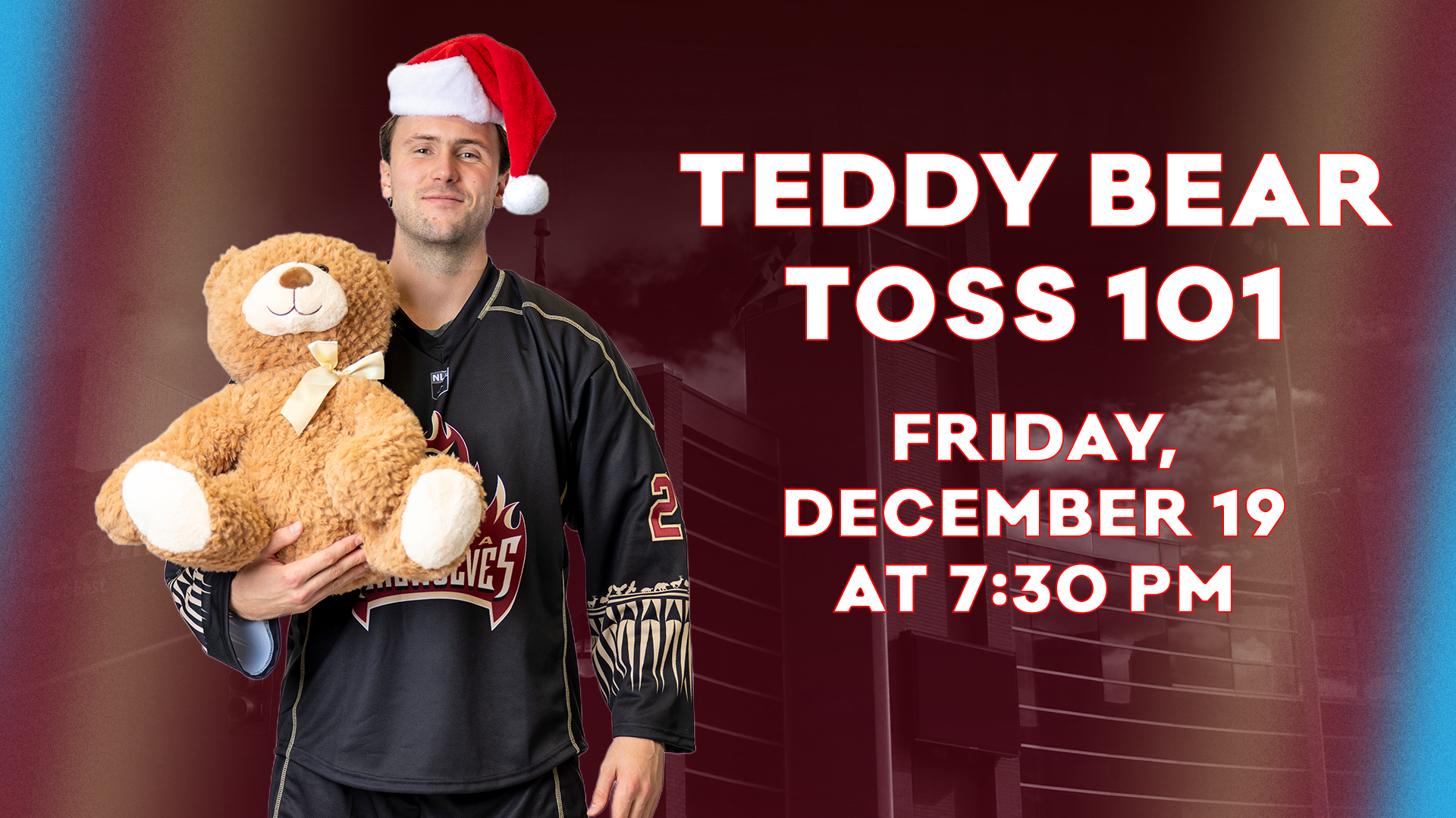 TEDDY BEAR TOSS 101 - Oshawa FireWolves
